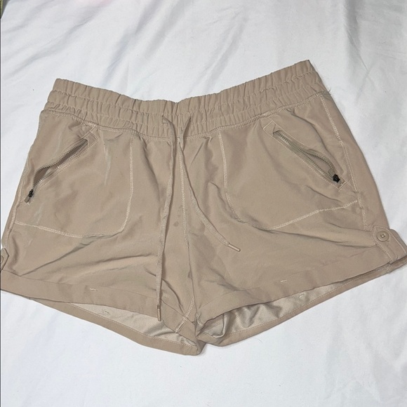 Tangerine | Shorts | Tangerine Womens Athletic Shorts In Tan | Poshmark